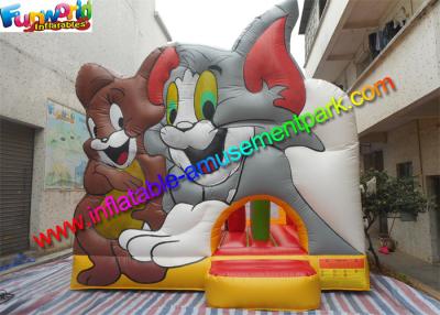 China Commercial Tom and Jerry Bouncy Castle Inflatable Jumping House 5m x 4.5m Waterproof for sale