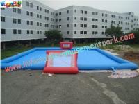 China Durable Inflatable Soapy Water Football Field 30x20x2M Commercial Grade PVC for sale