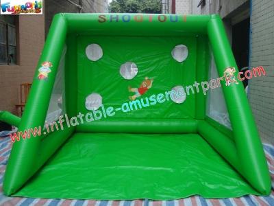 China Commercial Inflatable Football Toss Game 3x3x1.5m Customizable PVC Sports Game for sale