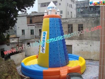 China Durable Inflatable Sports Climbing Games , Rock Climbing Game for sale