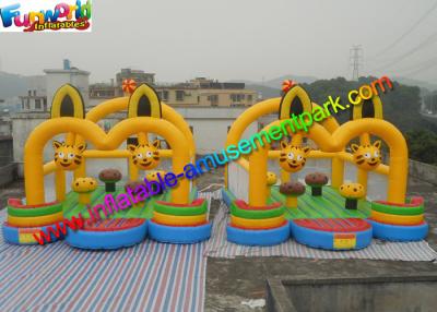 China Commercial Cat Inflatable Bouncy Castle 7x6x4m PVC Waterproof Jumping House for sale