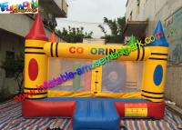 China Customized Commercial Inflatable Bouncy Castle 4x4x2.5m 0.55mm PVC Tarpaulin for sale