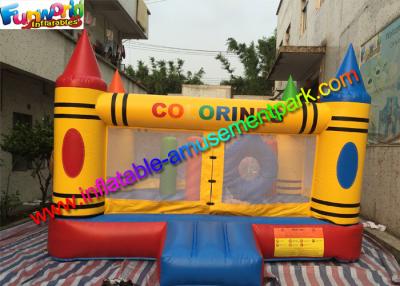 China Customized Commercial Inflatable Bouncy Castle 4x4x2.5m 0.55mm PVC Tarpaulin for sale