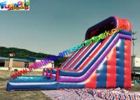 China Giant Outdoor Inflatable Water Slide 10x5.5x7m with Splash Pool for Commercial Use for sale