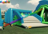 China PVC Tarpaulin Inflatables Obstacle Course , Inflatable Running Obstacles for sale
