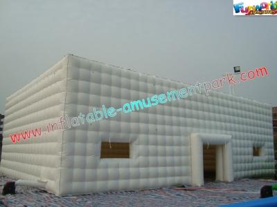 China White Inflatable Party Tent , Inflatable Cube Marquee For Exhibition for sale