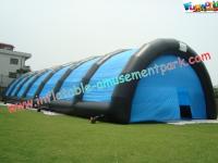 China Commercial Inflatable Paintball Arena Tent 40x16x8 Meters with CE/UL Blower and Custom Sizing Options for sale
