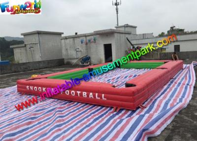 China Inflatable Snooker Football Table 7.8x4.8m with Soccer Ball Commercial Grade PVC for sale