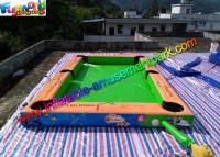 China Double Stitch Inflatable Games Rentals Snooker Field With Full Printing for sale