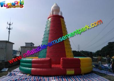 China Customized Waterproof Inflatable Climbing Wall 8m x 8m PVC Rock Mountain Climb Wall for sale
