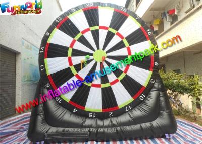 China Inflatable Soccer Dart Board Double Sided Foot Dart Game 3.65m High Commercial Grade for sale
