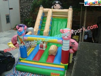 China Child Large Customized Commercial Inflatable Slide , PVC Slides With CE Blower for sale