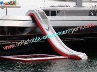 China Towable Inflatable Yacht Water Slide 12m x 2m Commercial Grade PVC Tarpaulin for sale