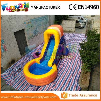 China Commercial Inflatable Water Slide for Kids Adults 0.55mm PVC Waterproof with Blower for sale