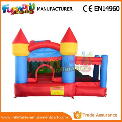 China Mini PVC Inflatable Bouncer Slide Combo 0.55mm Tarpaulin CE Certified 1 Year Warranty for sale