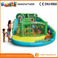 China Customized Inflatable Water Slide Pool Slide 0.55mm PVC Tarpaulin CE Certified for sale