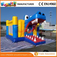China Custom Shark Inflatable Bouncers Inflatable Jumping Castle With 6m x 4m x 3m for sale
