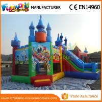 China Lovely Mickey Mouse Inflatable Bouncer Slide For Park CE Certifications for sale
