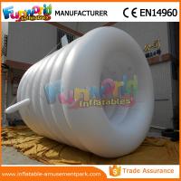China Custom 0.16mm PVC White Inflatable Helium Balloon Giant Ball 6m for sale