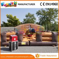 China Commercial Inflatable Mechanical Rodeo Bull 0.55mm PVC with CE Certification for Amusement Parks for sale