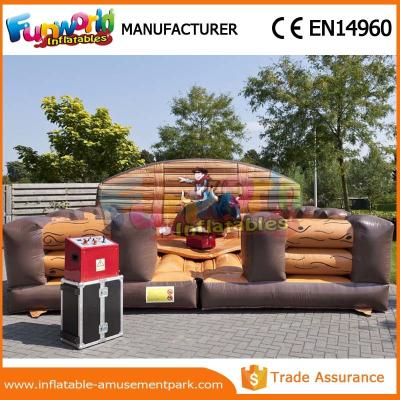China Commercial Inflatable Mechanical Rodeo Bull 0.55mm PVC with CE Certification for Amusement Parks for sale