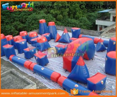 China 0.6mm PVC Tarpaulin Inflatable Paintball Arena Bunker - Custom Colors, 10-Day Production, CE/UL Certified for sale