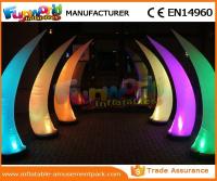 China Custom PVC Coated Nylon Inflatable Lighting Decoration Cone with LED RGB - 10 Day Production & 1 Year Warranty for sale