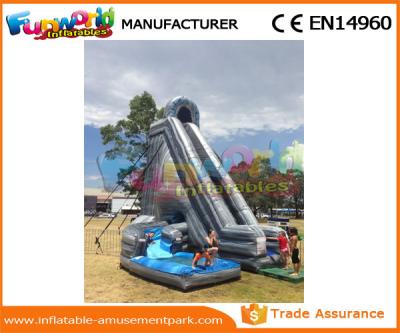 China Commercial Inflatable Hurricane Water Slide 8x4x6m CE Certified PVC Tarpaulin for sale