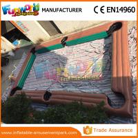 China Custom Inflatable Football Pitch 0.55mm PVC Tarpaulin with CE UL Blower for sale
