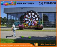 China Customized Football Darts Inflatable Sports Game 0.55mm PVC Tarpaulin Footdarts Dart Board for sale