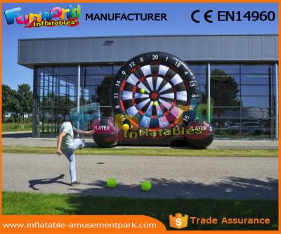 China Customized Football Darts Inflatable Sports Game 0.55mm PVC Tarpaulin Footdarts Dart Board for sale