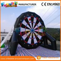 China 0.55mm PVC Tarpaulin Inflatable Soccer Dartboard 4m 5m 7m Custom Size for sale