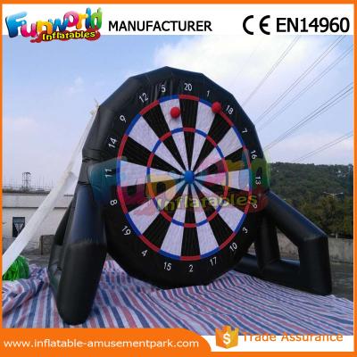 China 0.55mm PVC Tarpaulin Inflatable Soccer Dartboard 4m 5m 7m Custom Size for sale