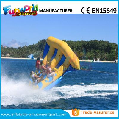 China Custom Digital Printing Inflatable Flying Fish Boat with 0.9mm PVC Material and 1-Year Warranty for Water Sports for sale