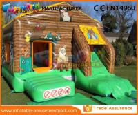 China 0.55mm PVC Tarpaulin Inflatable Bouncy Castle Moonwalk Jumping Castle 3 Year Warranty for sale