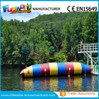 China Colorful PVC Inflatable Water Toys Durable Water Jumping Blob Customized for sale