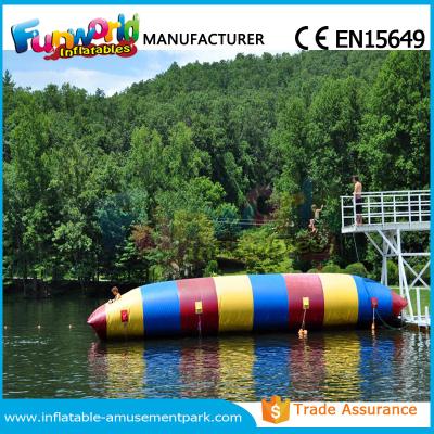 China Colorful PVC Inflatable Water Toys Durable Water Jumping Blob Customized for sale