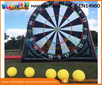 China 0.55mm PVC Tarpaulin Inflatable Football Target Dart Board Sport Game Custom Size for sale