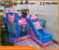 China Commercial Inflatable Bouncy Castle 0.55mm PVC Tarpaulin Frozen Combo Jumping House for sale