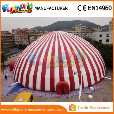 China Outdoor Inflatable Lawn Tent Customized Inflatable Igloo Tent PVC Coated Nylon for sale