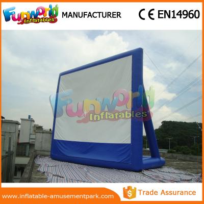 China Portable Inflatable Movie Screen with 0.55mm PVC Material - Custom Sizes Available for Outdoor Events and Corporate Functions for sale