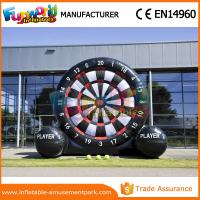 China Outdoor Inflatable Football Game Human Darts Rental Inflatable Dartboard 4m 5m for sale