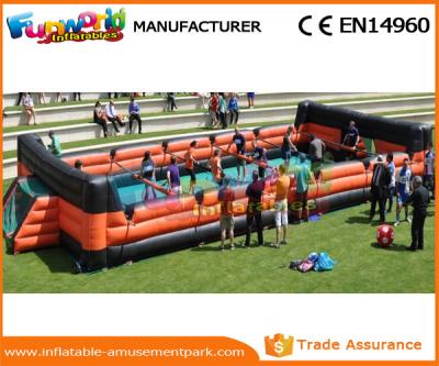 China Customized Inflatable Football Arena Court Indoor Soccer Field 5m Diameter PVC for sale