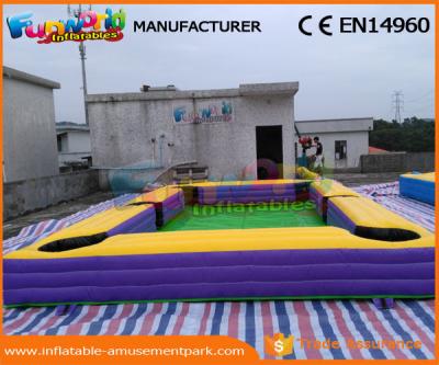China Inflatable Snooker Football Pool Table 0.55mm PVC Tarpaulin Commercial Grade Custom Size for sale