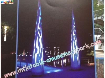 China 5m Colored Inflatable Lighting Decoration with LED Color Changing Lights for Party Wedding for sale