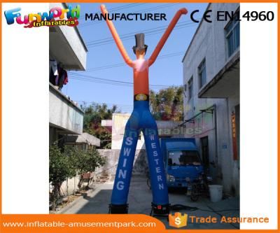 China Parachute Nylon Advertising Inflatables Giant Inflatable Cowboy Inlfatable Air Dancer for sale