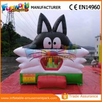 China Custom Size PVC Tarpaulin Inflatable Bouncy Castle 0.55mm for Kids Play for sale