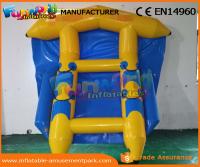 China 0.9mm PVC Tarpaulin Inflatable Flying Fish Banana Boat 680W Air Pump Custom Size for sale