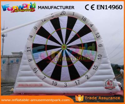 China Commercial PVC Inflatable Football Soccer Dart Board 5m High for Rentals for sale