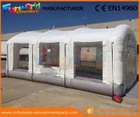China Outdoor Inflatable Spray Booth PVC Tarpaulin Car Tent Custom Size 110V 220V for sale